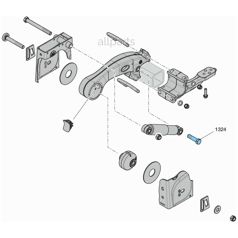 BPW 0980108110 болт! амортизатора M24X95-8.8/SW36 ECO AIRCOMPACT\ BPW