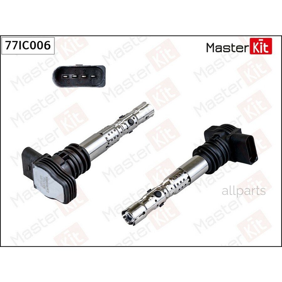 MASTERKIT 77IC006 Катушка зажигания audi vw 1.8t