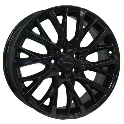 Литой колесный диск Khomen Wheels KHW1804 (Tugela/Jaguar F-Pace) 7,5x18/5x108 ET46 D63,4 Black