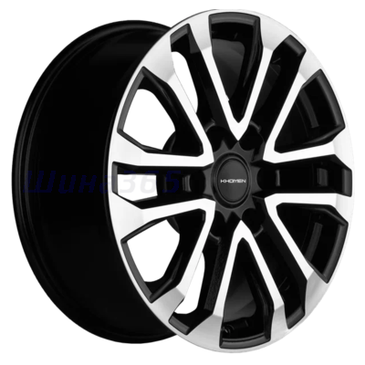Литой колесный диск Khomen Wheels KHW1805 (Haval H9) 7,5x18/6x139,7 ET42 D75,1 Black-FP