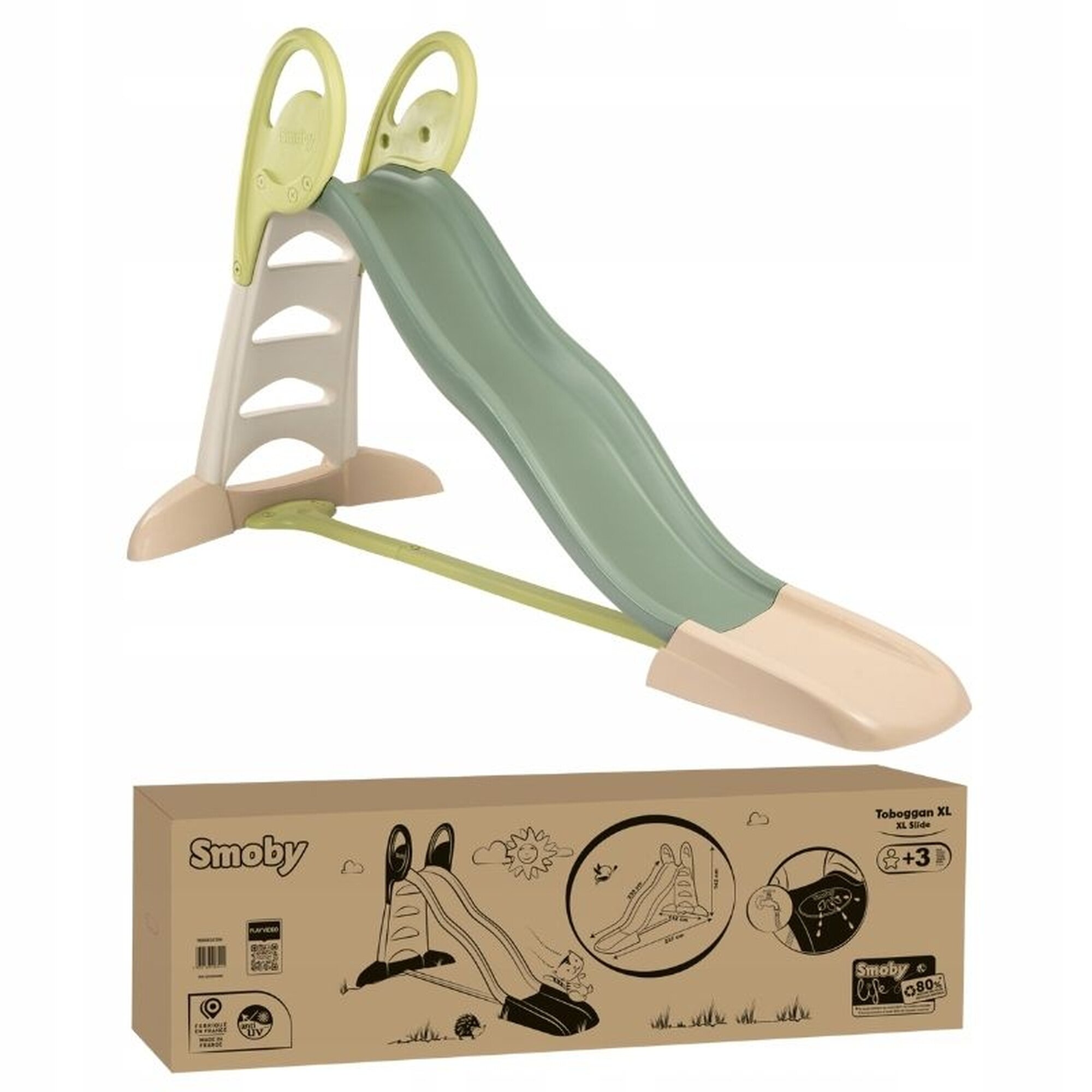 Пластиковая горка Smoby Life - Детская Большая горка XL 230 см - Смоби 820304