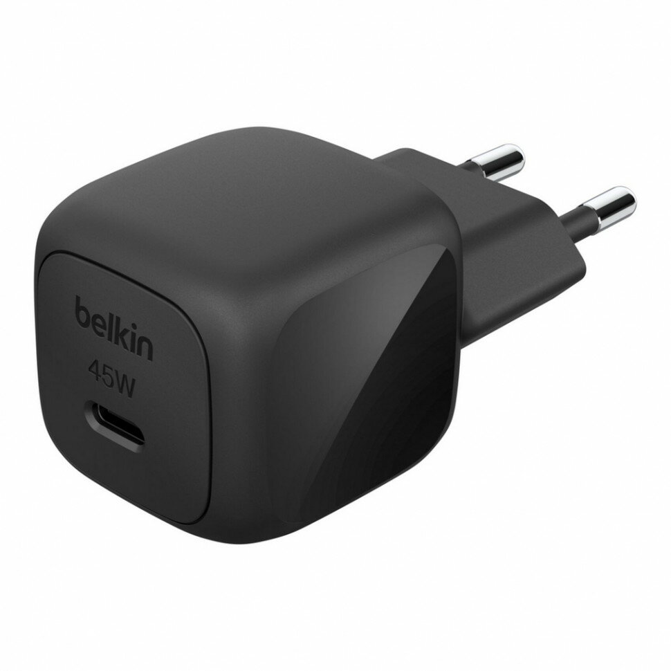 Сетевое зарядное устройство Belkin Compact USB-C Wall Charger 45 Вт (WCA013kqBK) Black