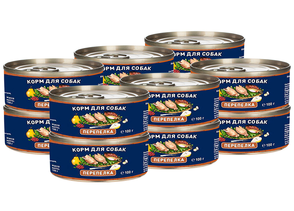 Влажный корм Solid Natura Holistic монобелковые для взрослых собак с перепелкой банка, 100 гр х 12 шт