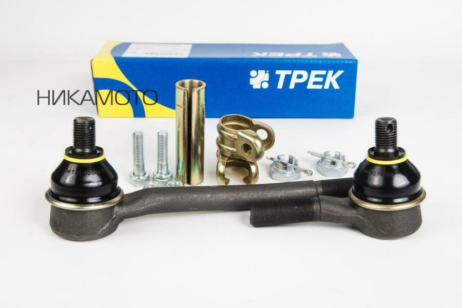 Трек TA70102 Наконечник тяги рулевой ВАЗ 2101-2107 левый (длинный+короткий) "Классика" с крепежом и скруткой