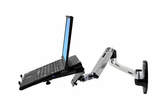 Ergotron LX Notebook Arm Ergotron 45-243-026+Лоток для ноутбука 50-193-200