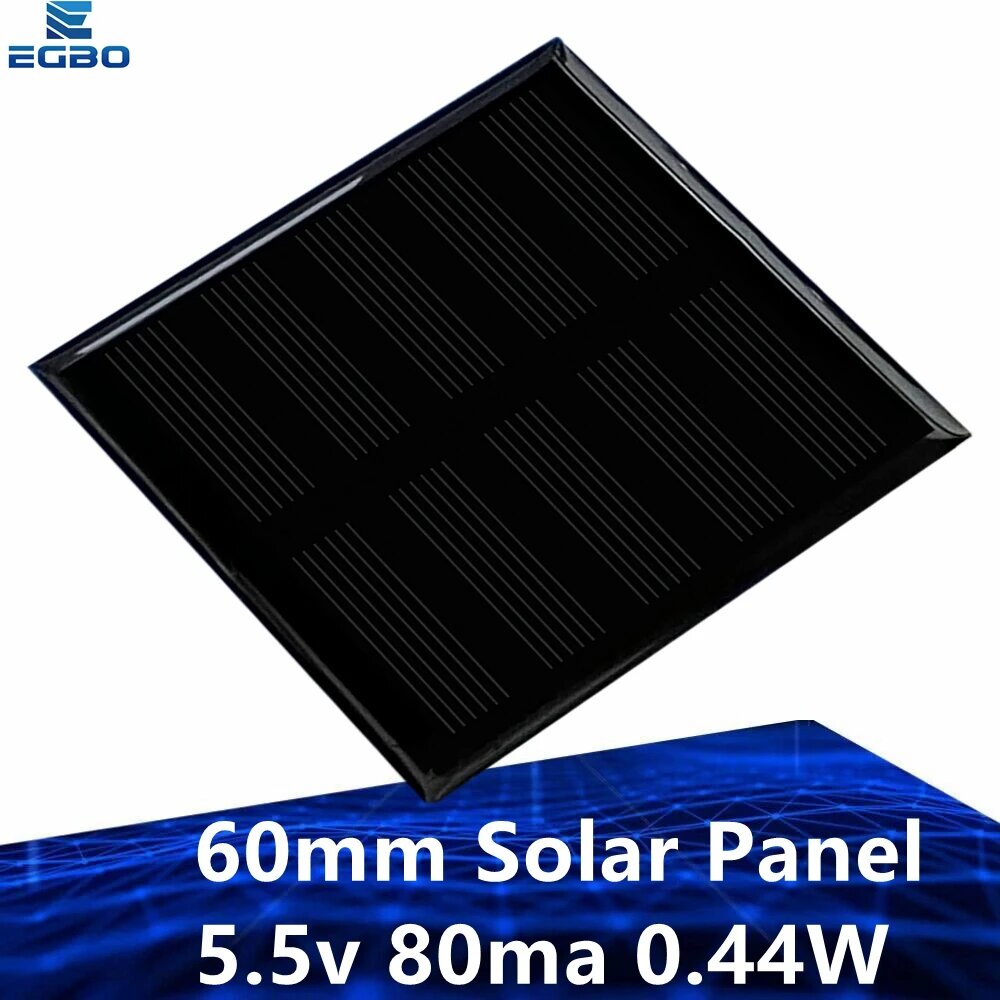 Солнечная панель EGBO Solar Panel 5.5v 80ma 0.44W