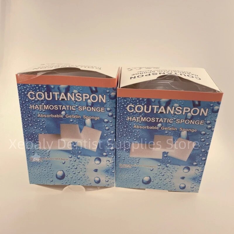 2x50 шт./кор, губка для стоматологического гемостаза, медицинская коллагеновая зубная гематопоитика, хлопок, фармацевтическая кисть, гемостатическая гела