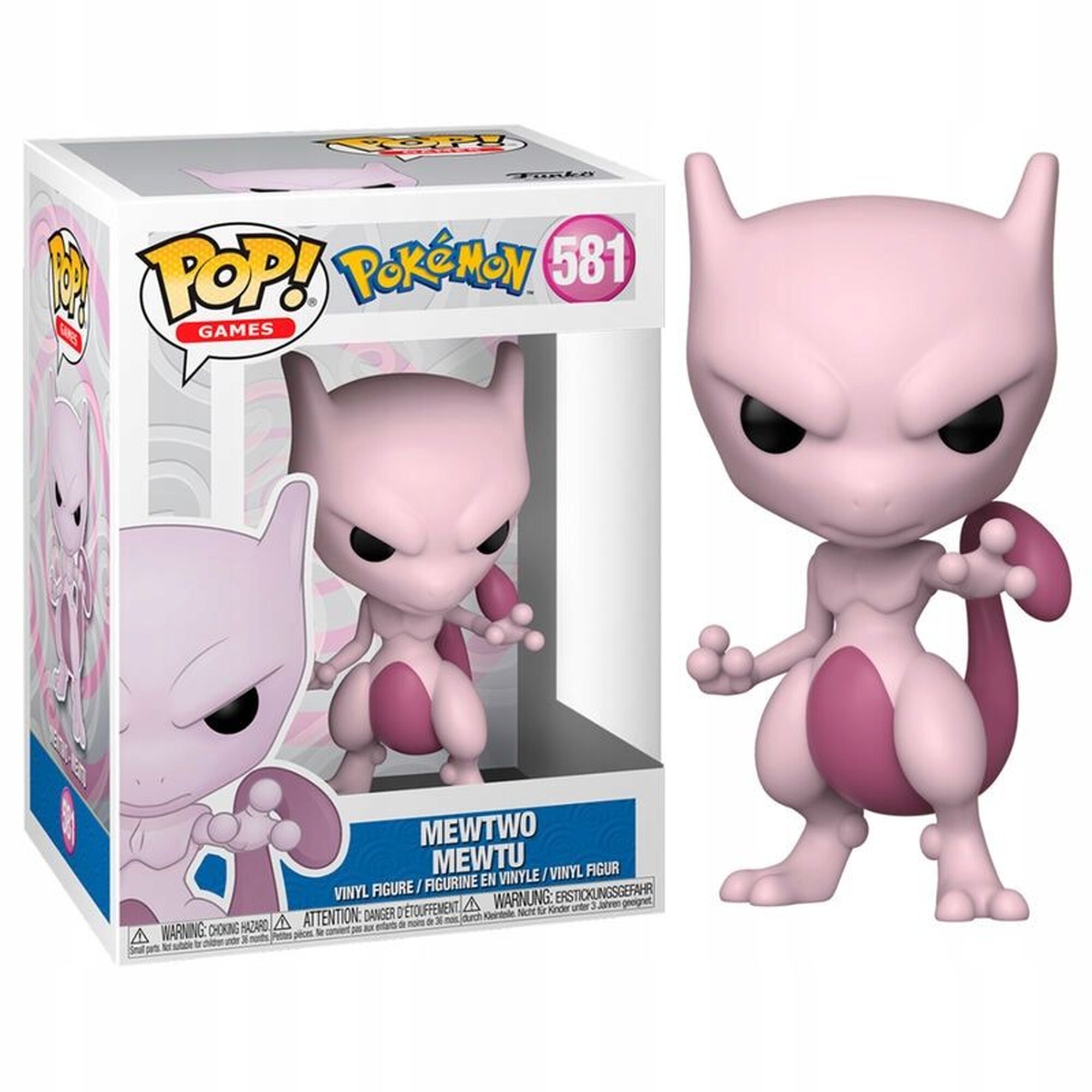 Фигурки Funko Pop Games - Коллекционная фигурка Pokemon MEWTWO - Фанко 581
