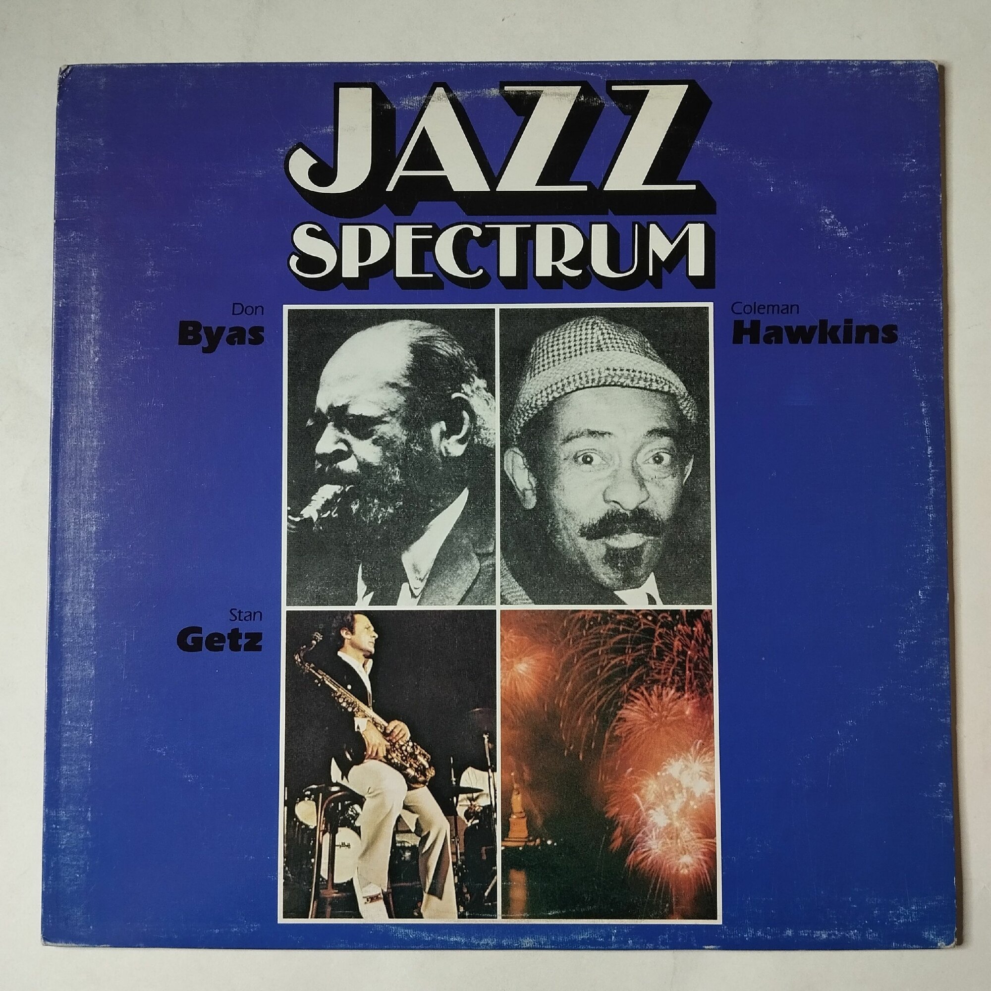 Винтажная виниловая пластинка LP Coleman Hawkins, Stan Getz, Don Byas Jazz Spectrum (Italy 1978)