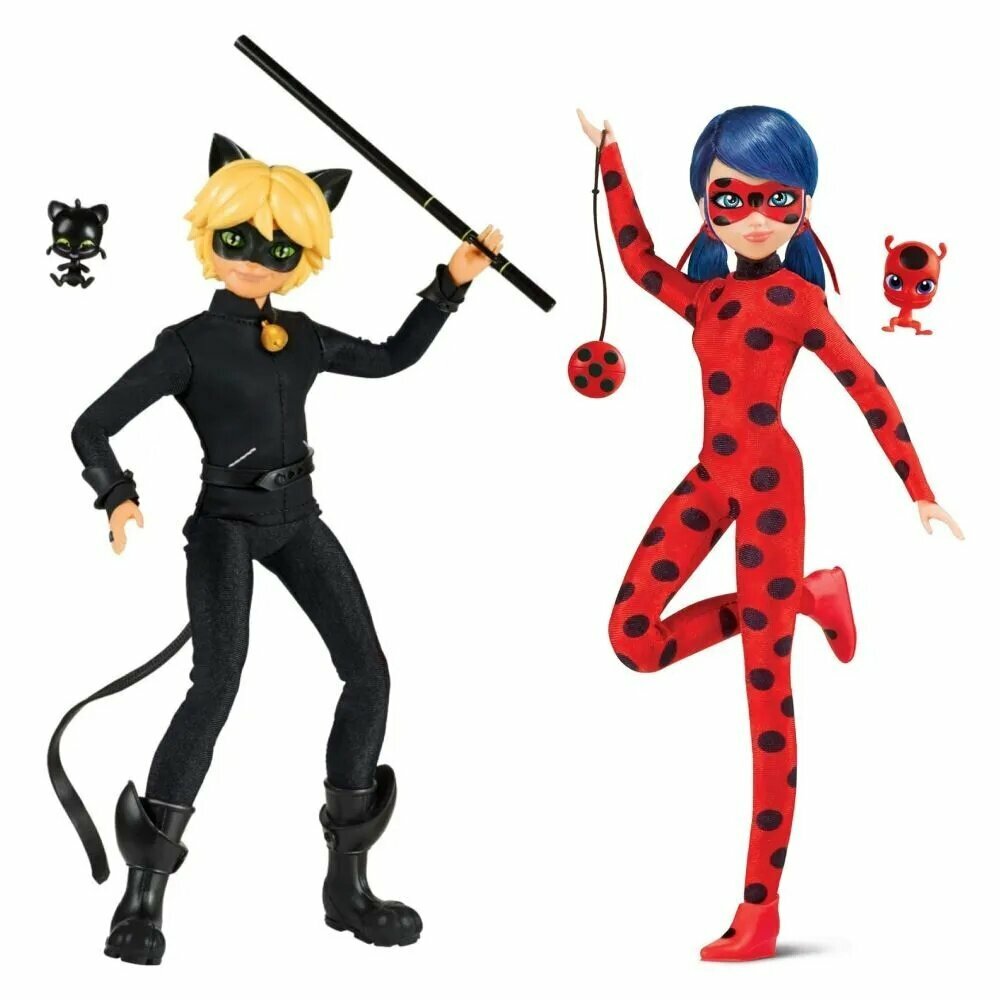 Кукла "Леди Баг и Супер-кот", Леди Баг и Супер-кот с аксессуарами 27 см