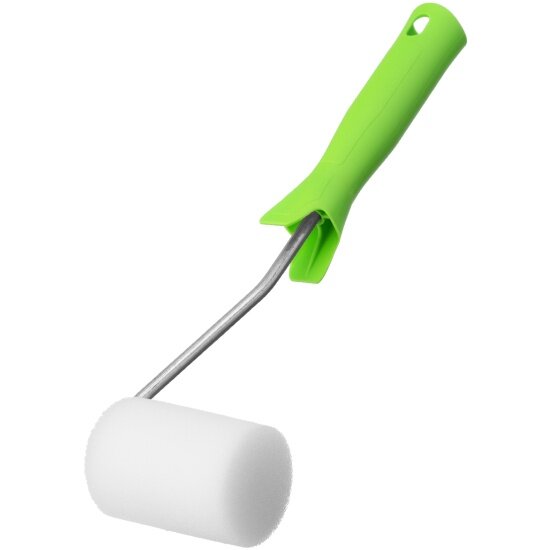 Валик Сибртех Поролон с ручкой и 2 шубки 65 мм, D 42 мм, D ручки 6 мм, , 80440