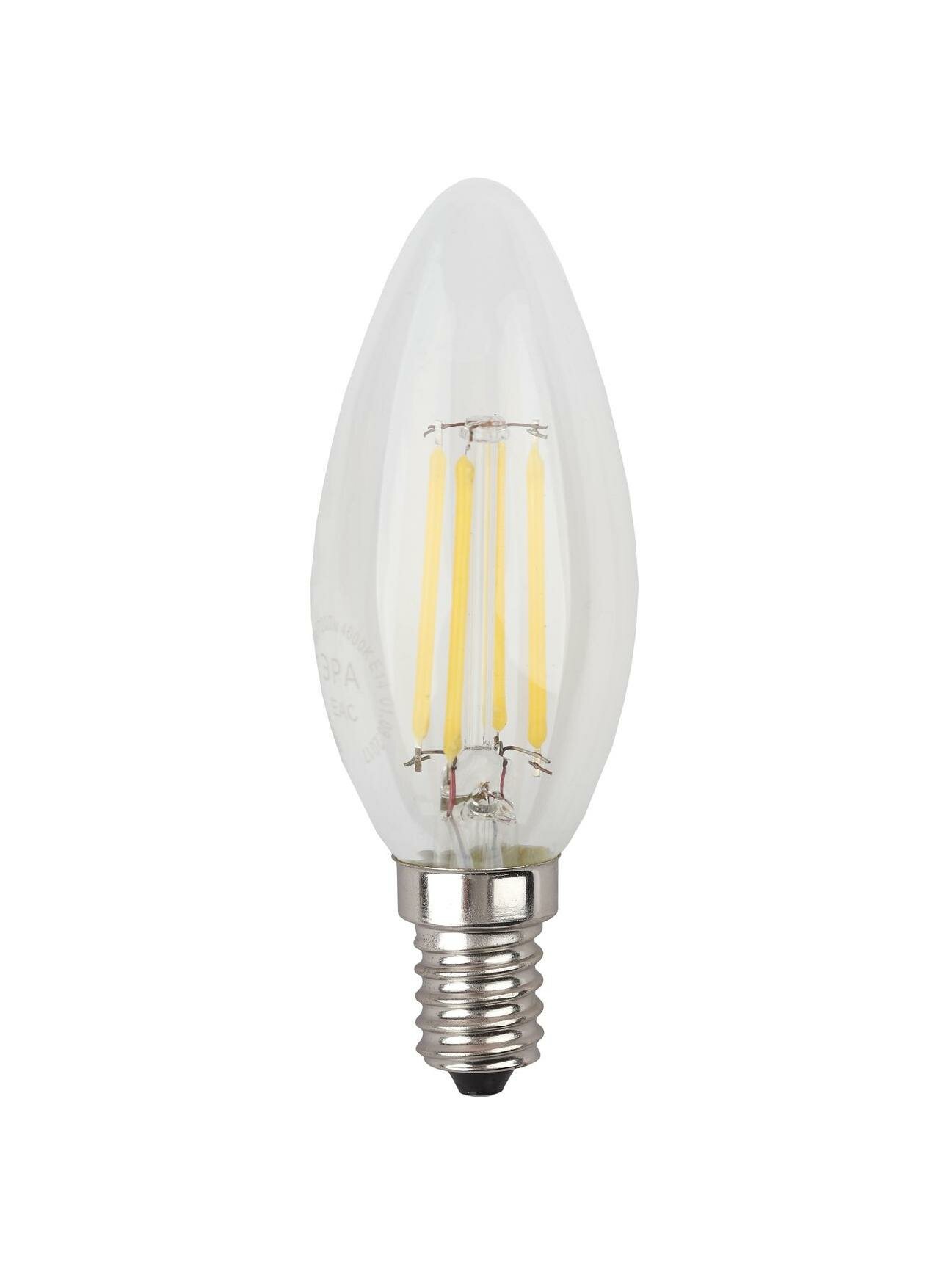 Лампа LED ЭРА F-LED B35-9w-827-E14