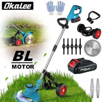 OKALEE Газонокосилка электрическая, Несамоходная