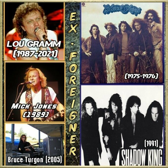Lou Gramm (1987-2021) + Black Sheep (1975-1976) + Mick Jones + Shadow King + Bruce Turgon ex. Foreigner (запись на CD-R)