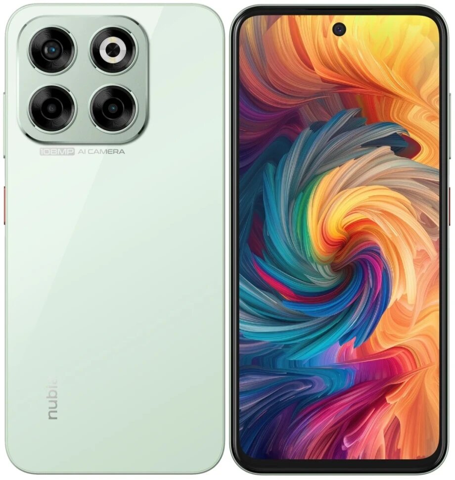 6.7" Смартфон Nubia V70 8/128 ГБ, 4G, GPS, 5000 мА*ч, зеленый