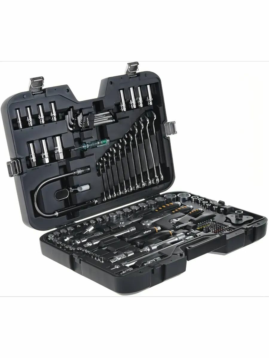 Набор инструментов Inforce 120 пр. 1/2",3/8",1/4", Проф.