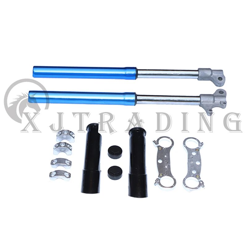 Передняя амортизационная вилка для мотоцикла 540 мм вверх дном, подвеска в сборе для Синий, Синий