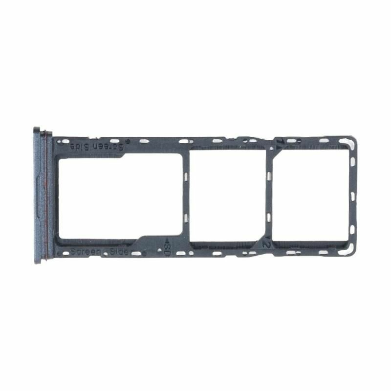 Лоток sim-карты для Tecno Spark 40 Pro (KM6) и карты памяти <черный>