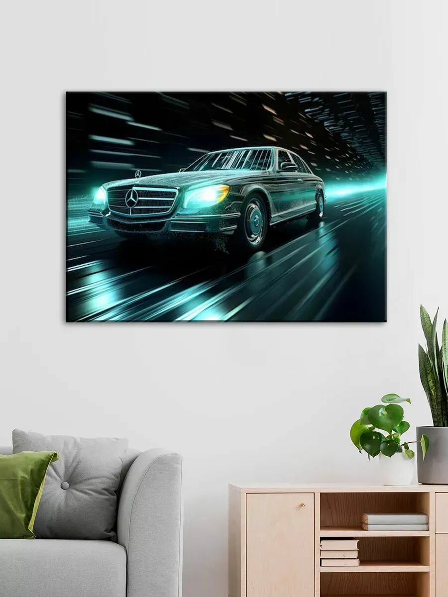 Картина на стену "Mercedes-Benz", 40х30 см