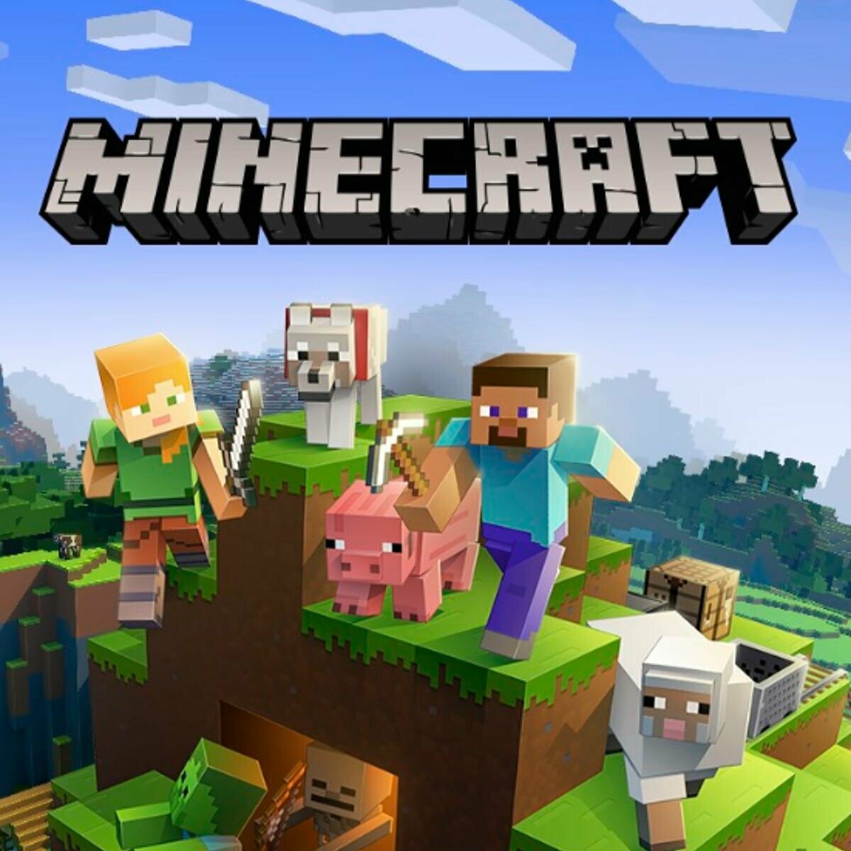 Minecraft: Java & Bedrock для ПК , регион Россия, Цифровой ключ русский язык электронный 25-значный ключ