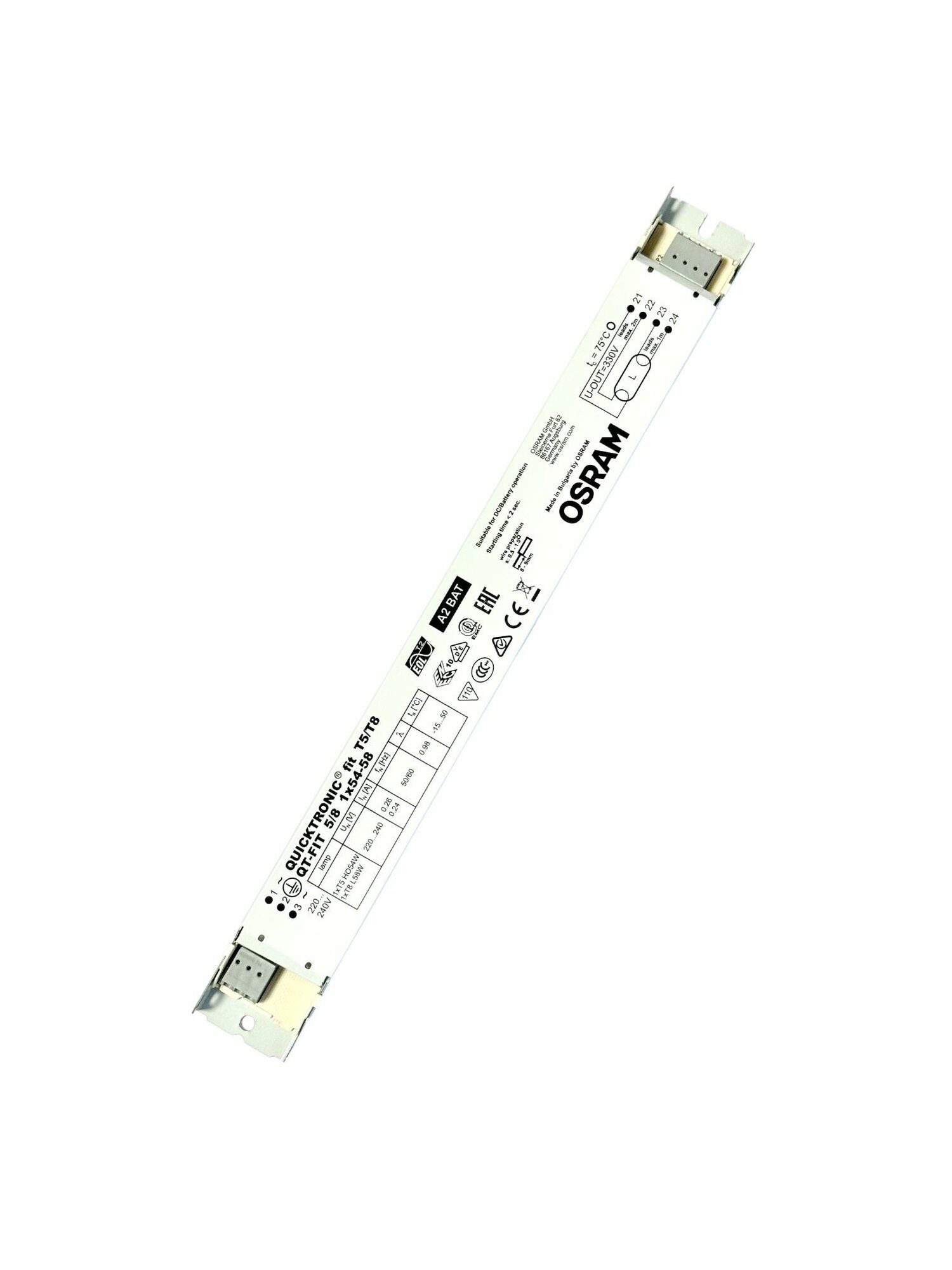 ЭПРА Osram QUICKTRONIC fit T5/T8 QT-FIT 5/8 1x54-58