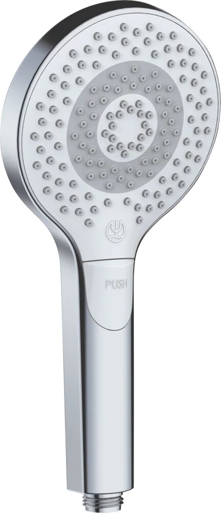 Душевая лейка Kludi DIVE X 3S 6983005-00 с экономией воды, 3 режима, лейка для душа, хром, глянцевая, круглая