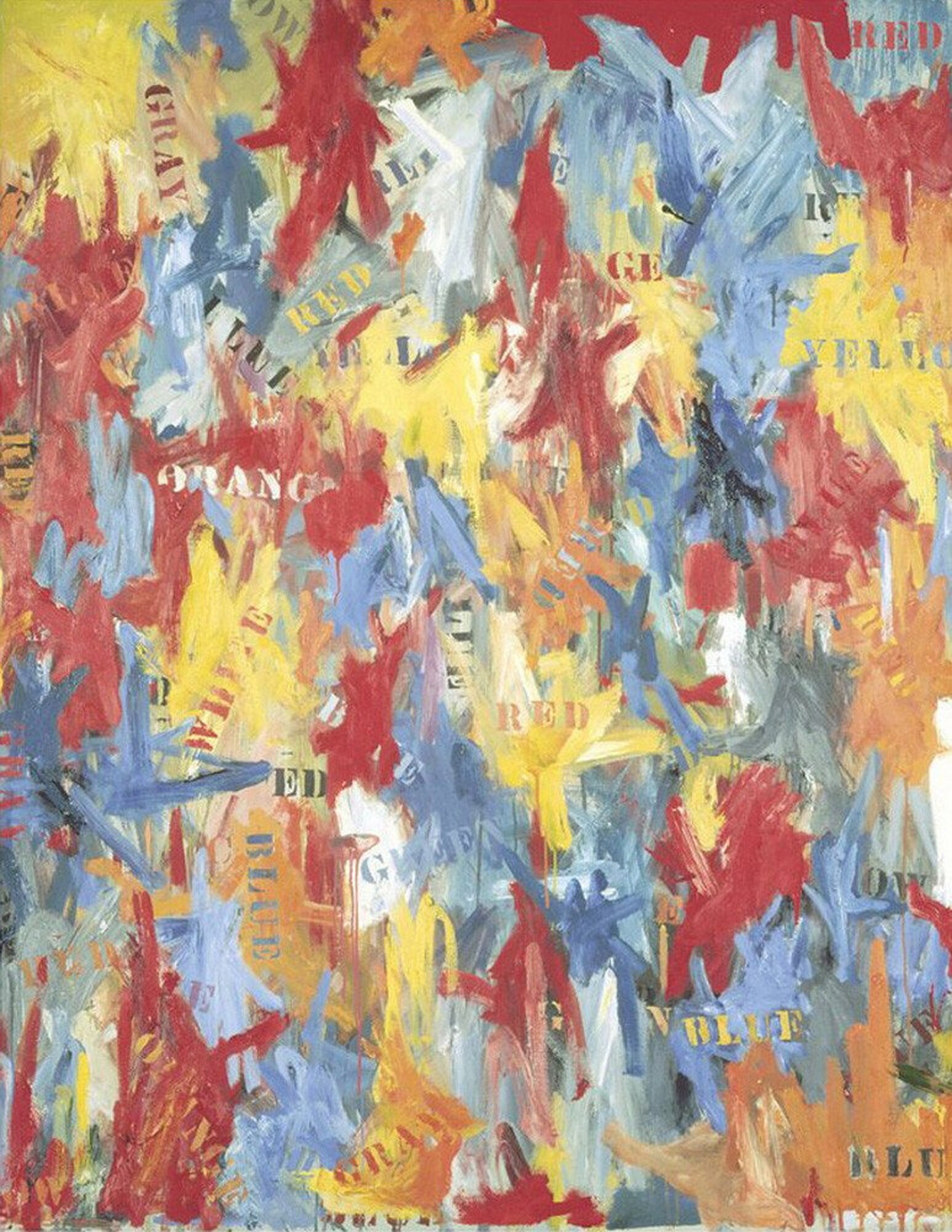 Плакат, постер Джонс: Цветная головоломка на бумаге, размер 30х42см