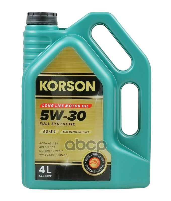 Korson Масло моторное KORSON синт. 5W-30 4л.