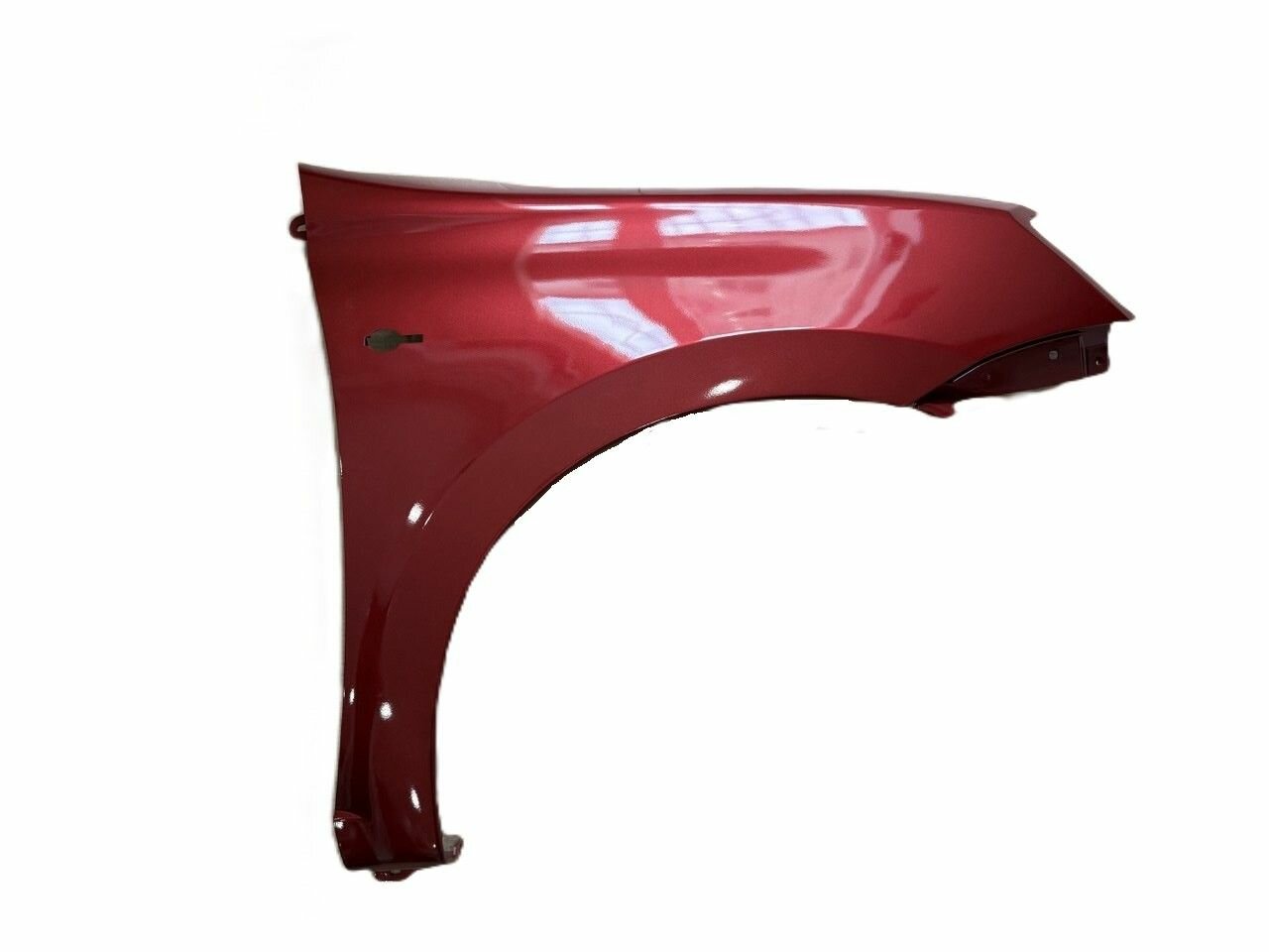 Крыло правое, Лада Гранта / Калина 2, (пластиковое)в цвете "193 пламя"