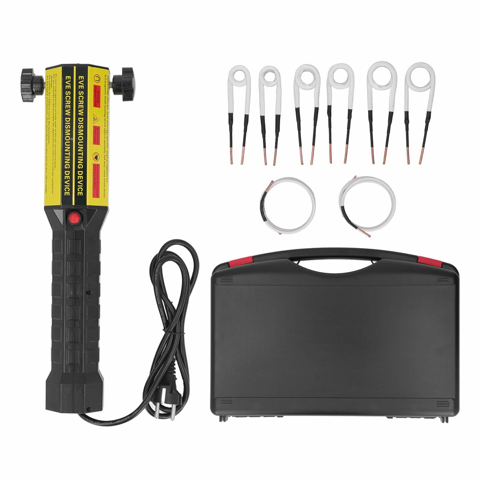 Индукционный нагреватель 8 катушек для гаек EU 220V 5A беспламенный тепловой