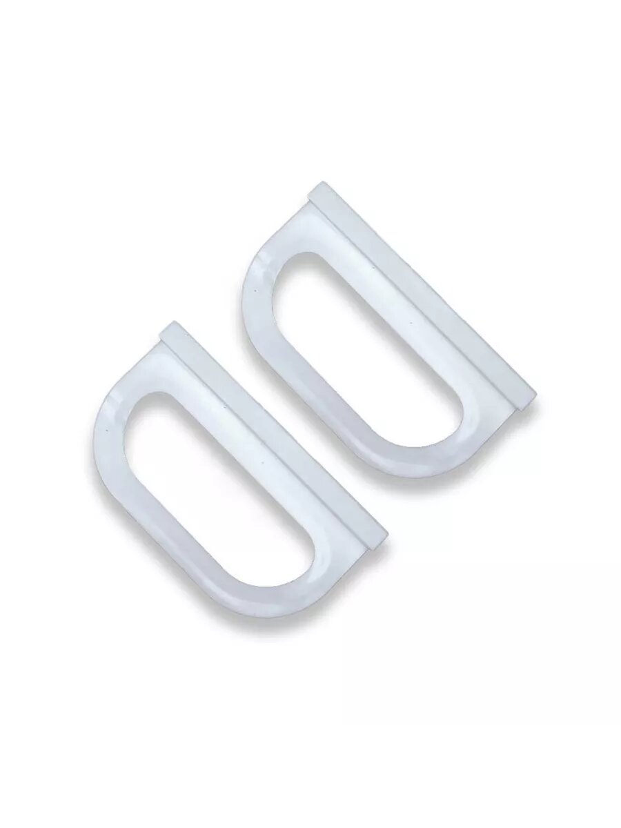 Ручка для москитной сетки (2 штуки в комплекте), пластмасса белая
