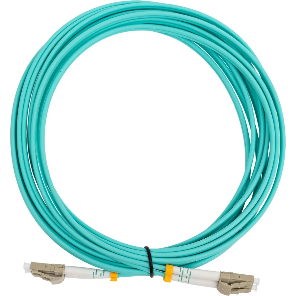 Оптический шнур Cabeus duplex lc-lc 50/125 mm om3 5м lszh FOP-50-LC-LC-5m, коммутации активного оптического