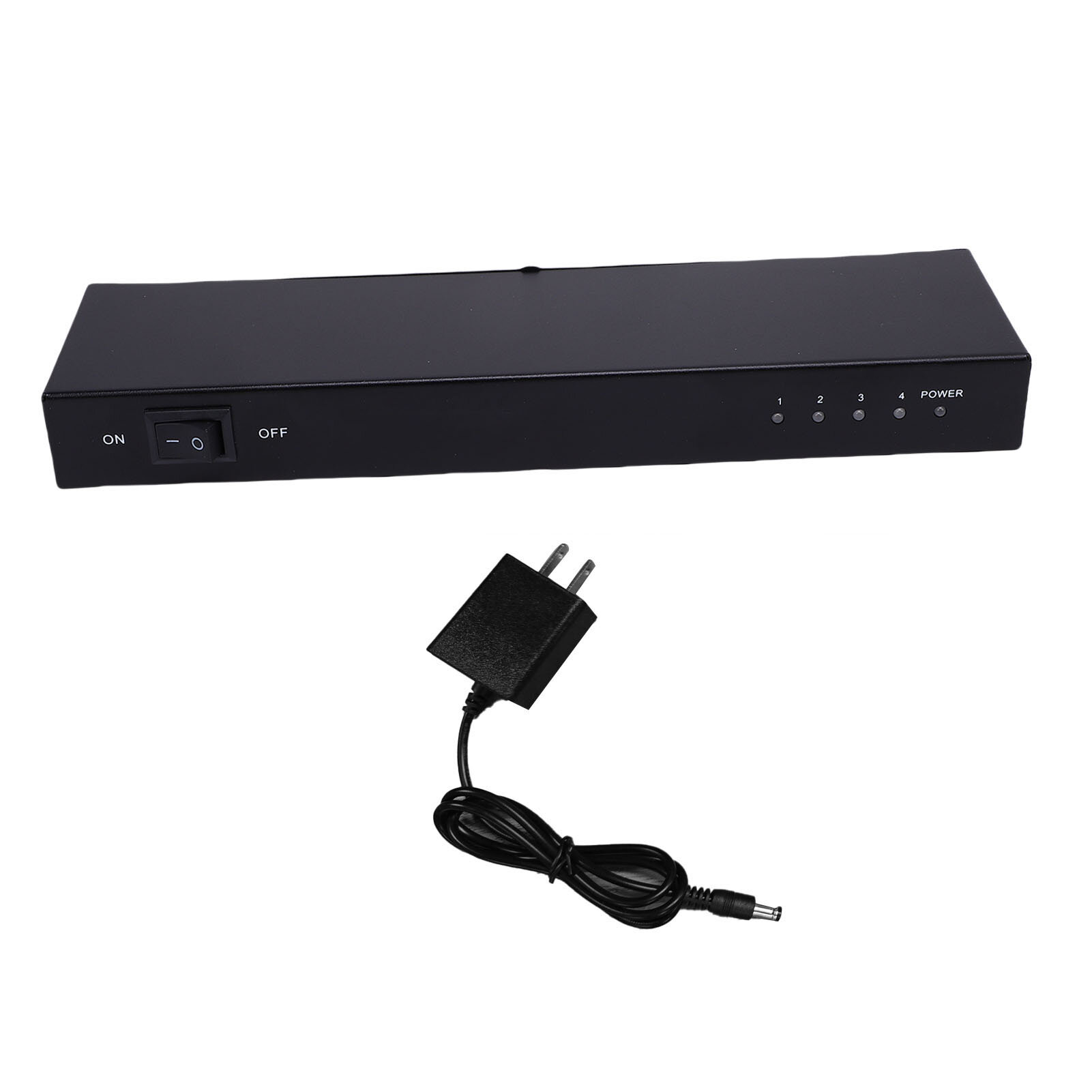 DVI-разветвитель 1 вход 4 выхода 4K, алюминиевый корпус, 1,3 мм, распределение видеосигнала для ПК, ноутбука, проектора, Plug and Play, США