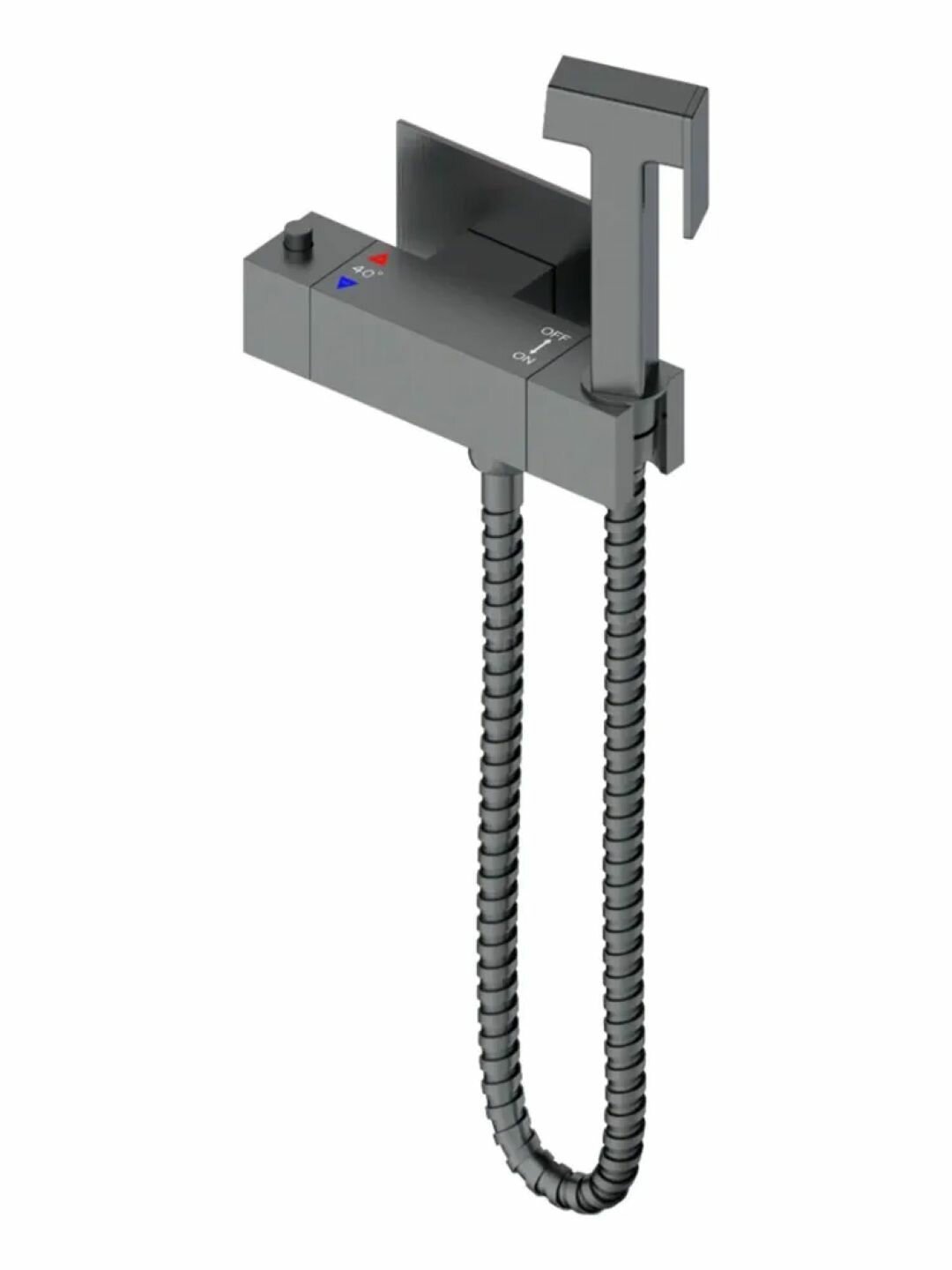 Встроенный термостатический смеситель с гигиеническим душем Gerhans K15383D-1