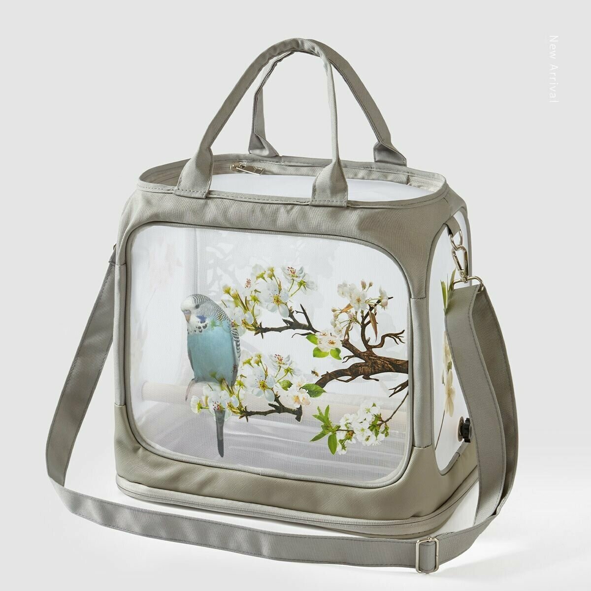 Прозрачный чехол для переноски попугаев для маленьких птиц