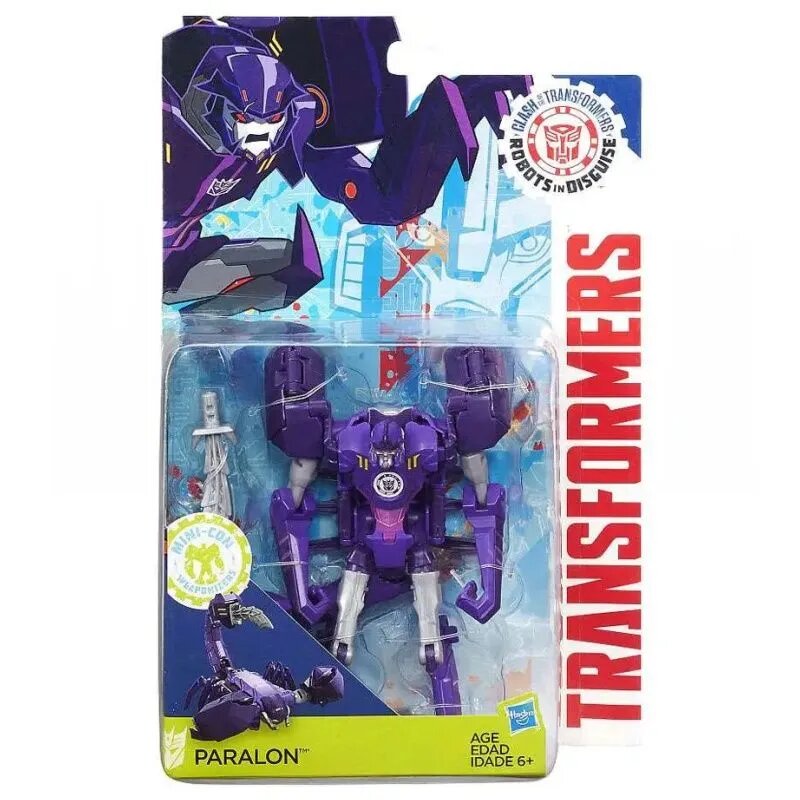 Трансформеры игрушки Hasbro Transformers Robots in Disguise Paralon