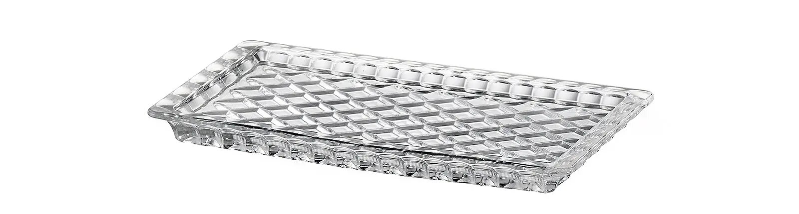 Поднос "Diamond", 19 см, хрусталь , Crystal Bohemia / БПХ765