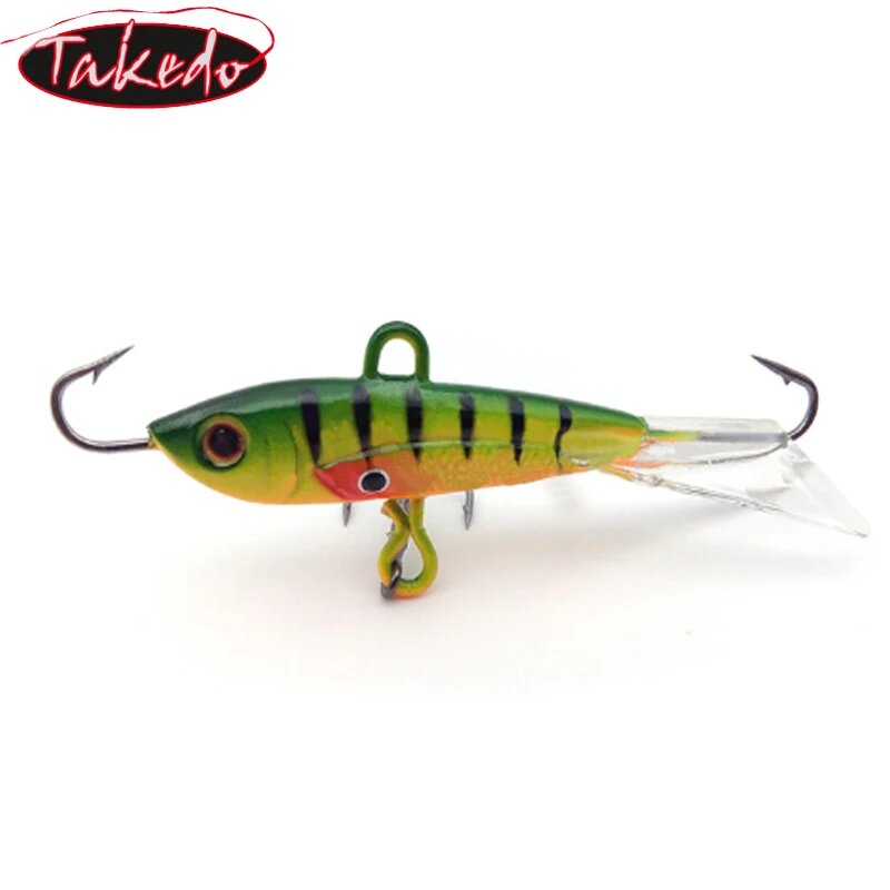 TAKEDO-Ice Fishing Lure, Fishing Jig, VIB для карпа, щуки, зима, 4 цвета, 60 мм, 10,5 г, SP10, 2022