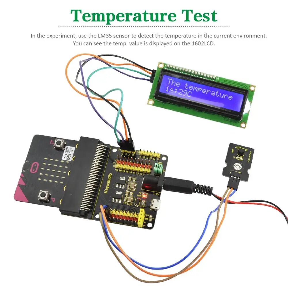 Keyestudio 45 in 1 Sensor Starter Kit для BBC Micro: Bit — фото 1
