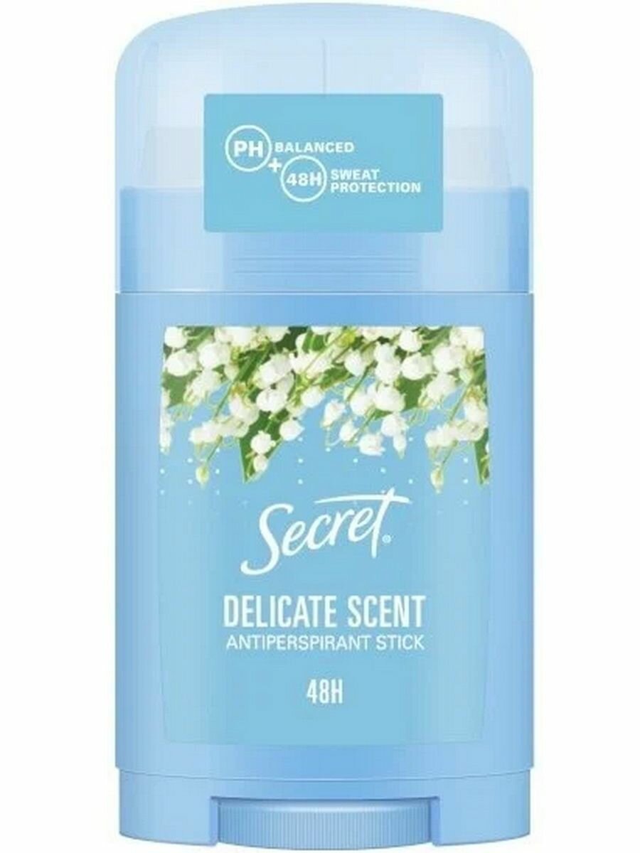 Secret Дезодорант стик кремовый Нежный Delicate 40 мл - 1 шт