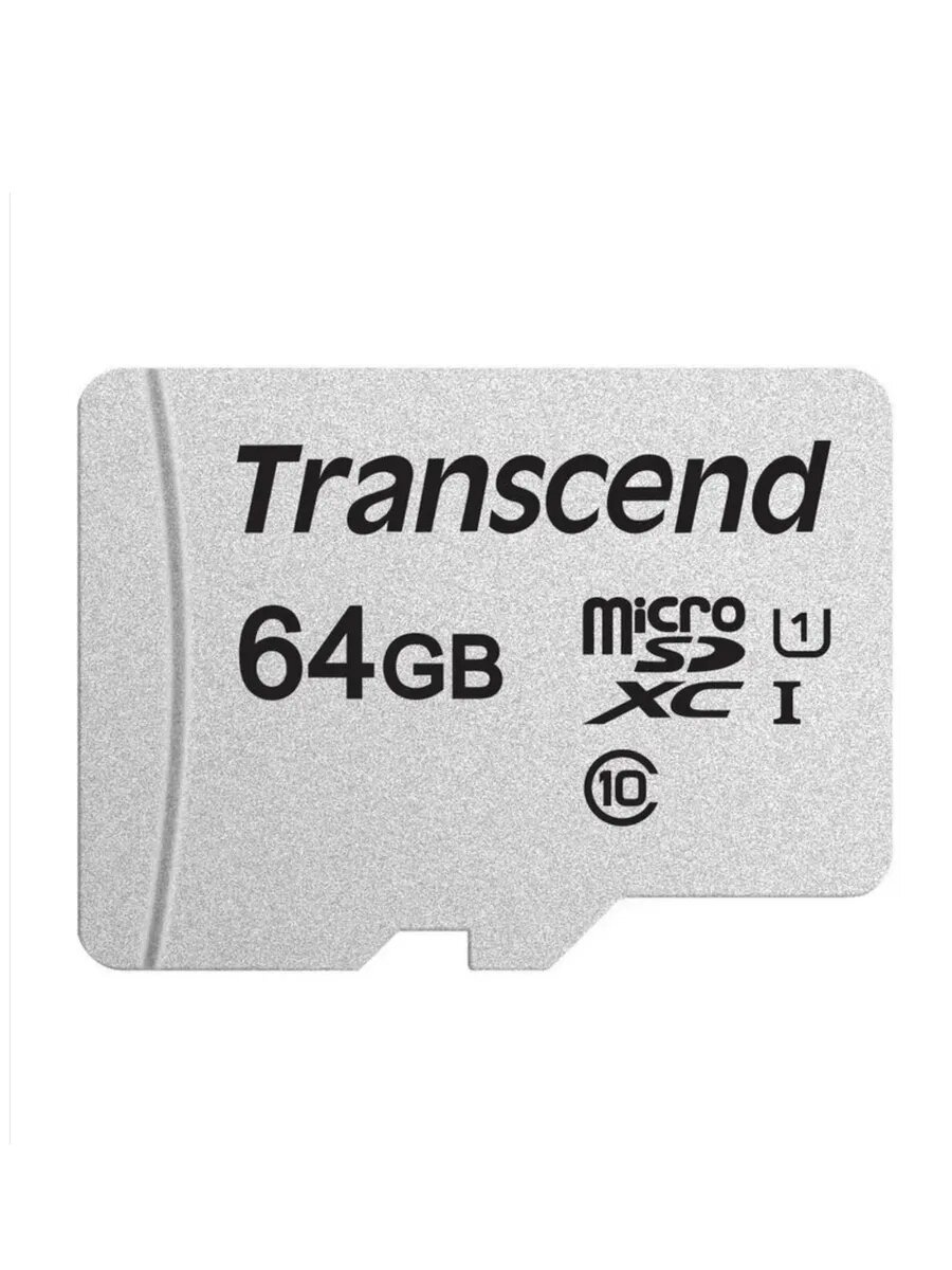 Карта памяти microSDHC UHS-I U1 Transcend 64 ГБ 95 МБ/с