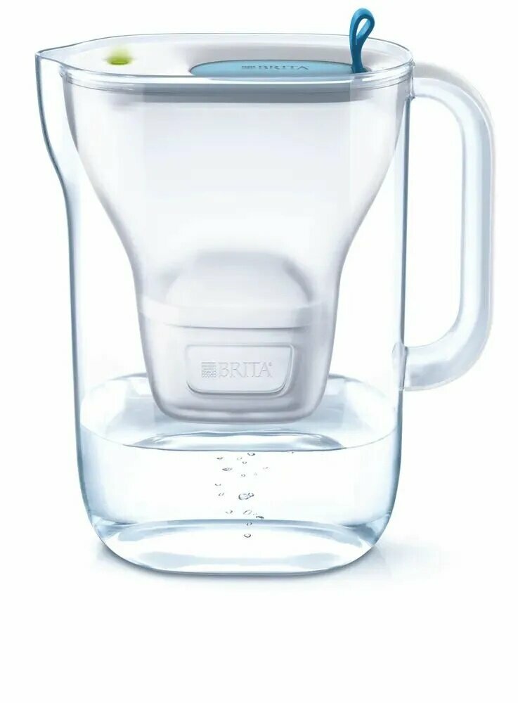 KNOW EASY-Фильтр кувшин для воды BRITA Style Синий 2,4 л Синий с 1 картридж