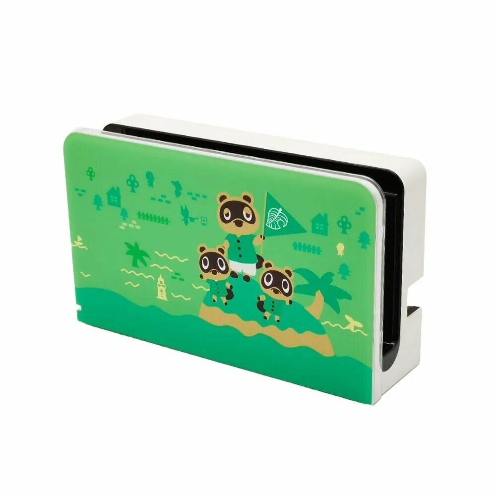 Чехол для Nintendo Switch Oled (нинтендо свитч), противоударный кейс, прочный, Деревня животных