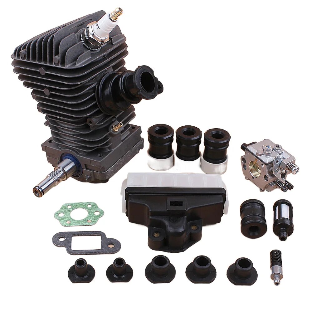 42,5 мм двигатель в сборе, цилиндр, поршень, карбюратор, AV буферный набор для Stihl MS250 MS230 025 023 MS 250 230, запасные части для бензопилы