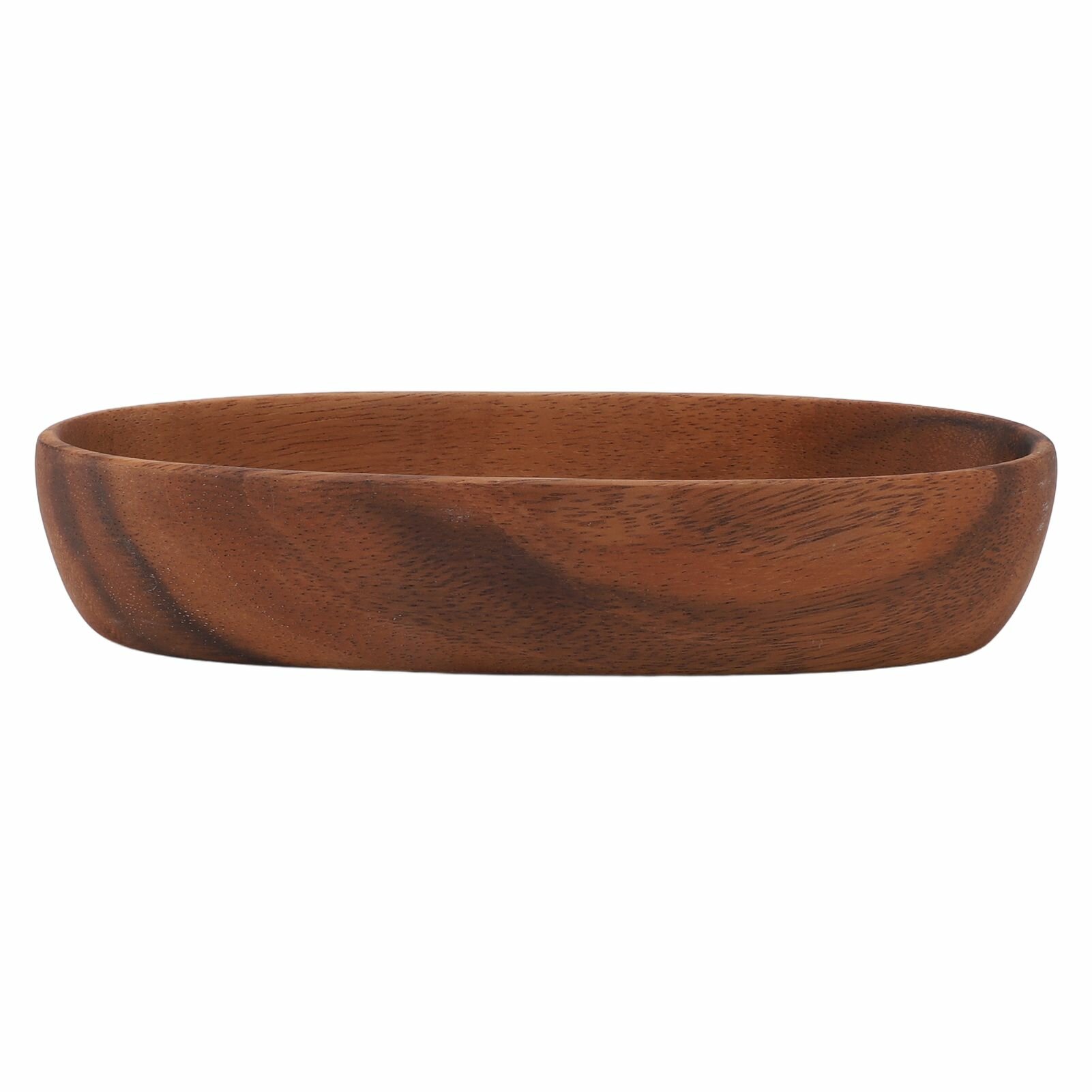Деревянная миска лодочка малая