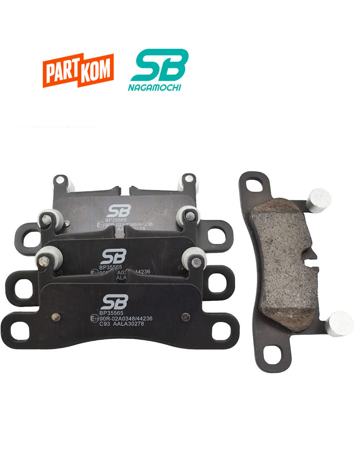 Тормозные колодки задние SB NAGAMOCHI BP35565 для Porsche Carrera, Cayenne; Volkswagen Touareg (7P)