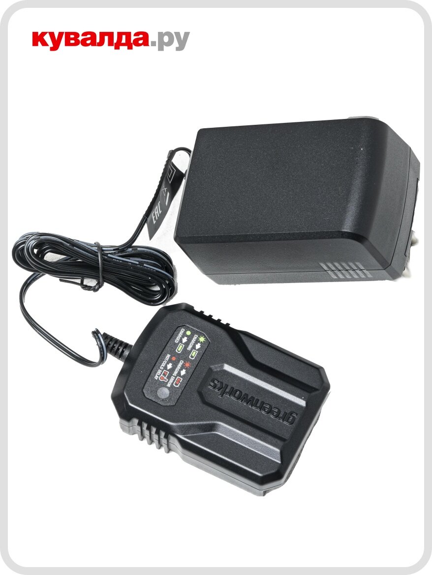 Зарядное устройство для аккумуляторов GREENWORKS 40.0V G40UCM2M