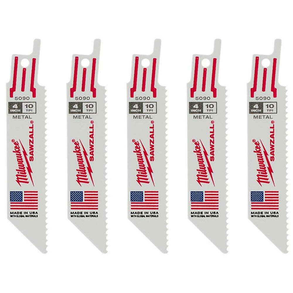 Полотно для сабельных пил Milwaukee 48005181, биметалл, для металла 5шт