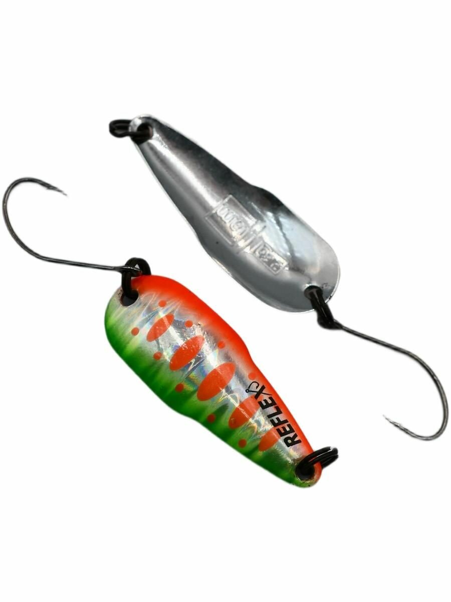 Колеблющаяся блесна REFLEX Cyclone 31 мм / 2.6 г универсальная приманка для зимней и летней рыбалки на щуку, форель, окуня, судака