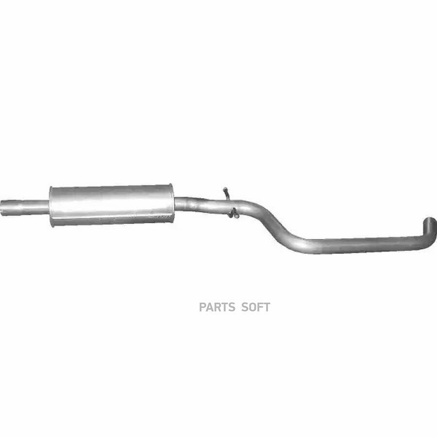 Глушитель средн часть AUDI: A3 1.9-2.0D 05-08, VW: GOLF VGOLF V PLUS 2.0D 04-08 от официального дистрибьютора, POLMOSTROW, артикул 01119